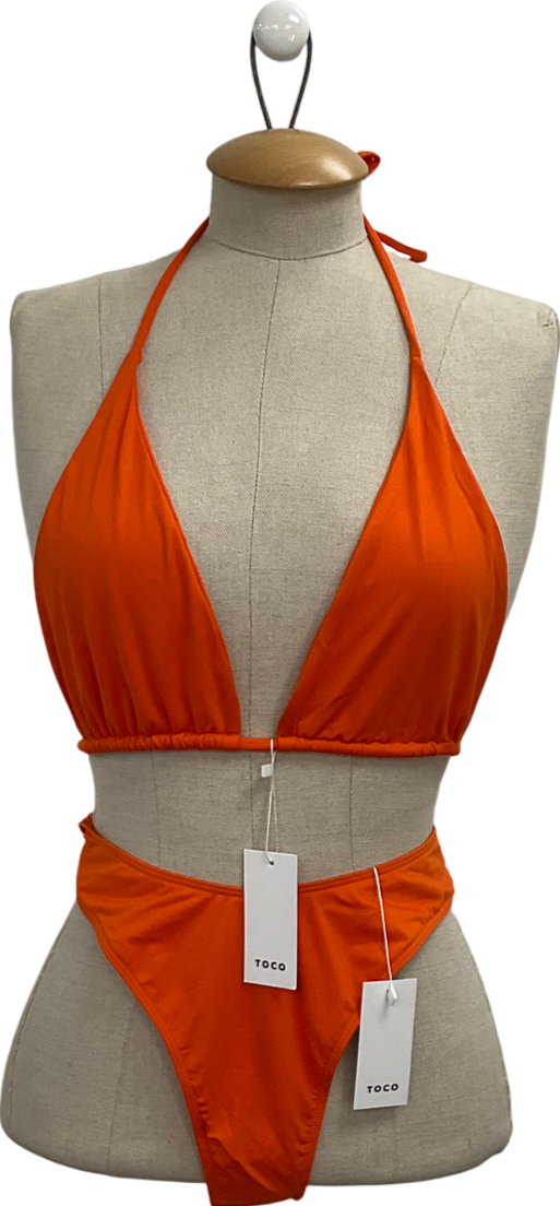 toco swim Orange Balandra Bikini UK L – Reliked